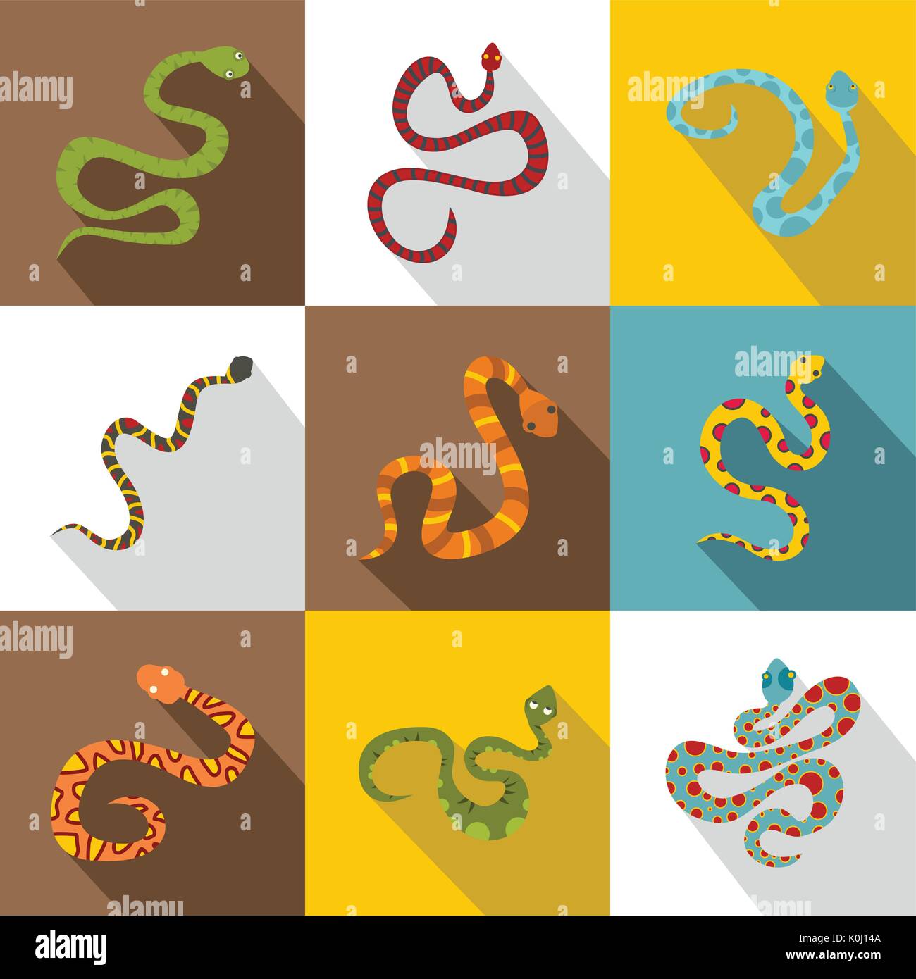 Deadly snakes Stock Vector Images - Alamy