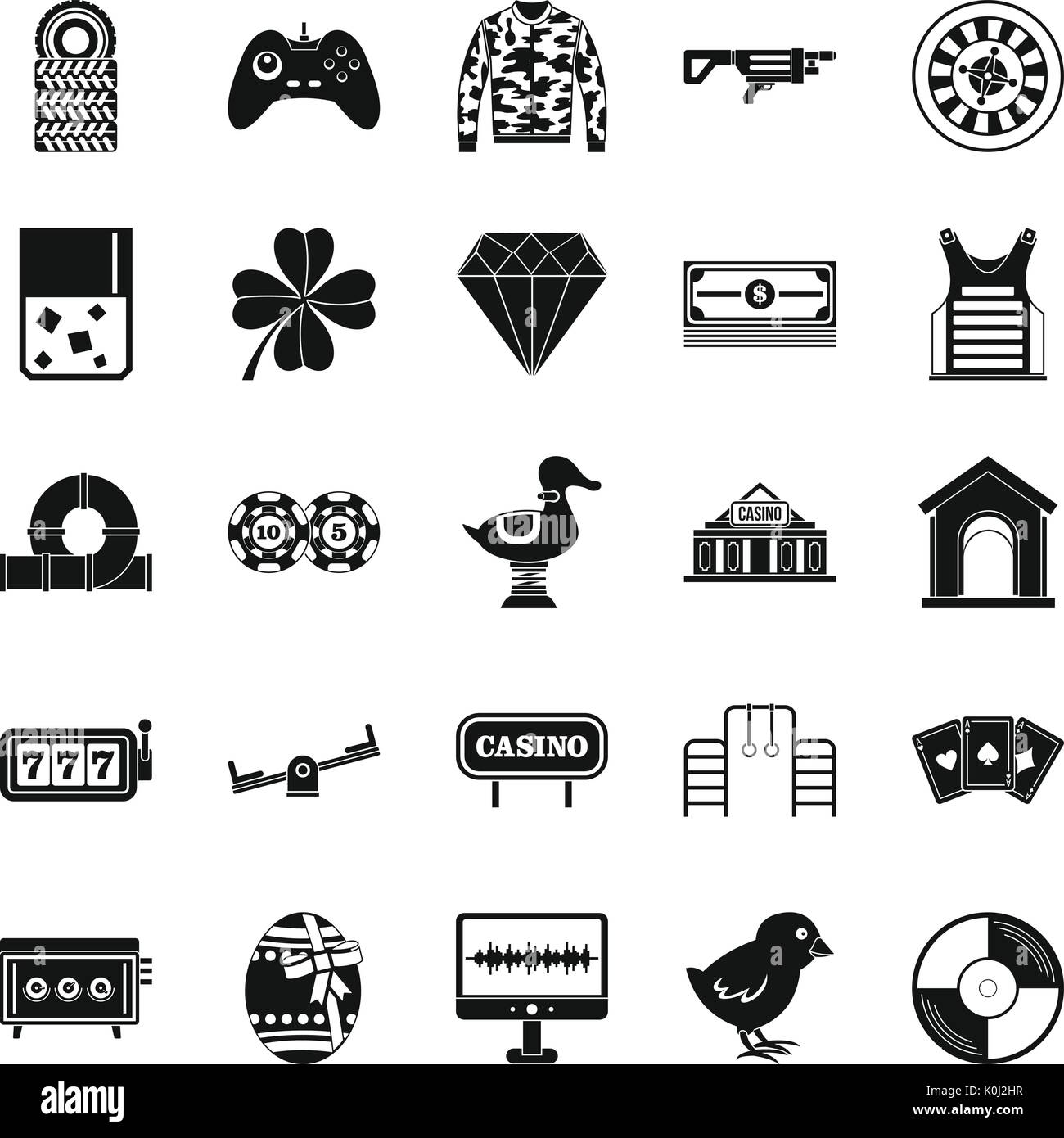 Mood icons set, simple style Stock Vector Image & Art - Alamy