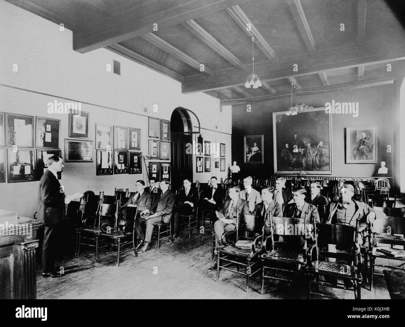 Photograph of the Donovan Room in McCoy on Johns Hopkins campus, with a ...
