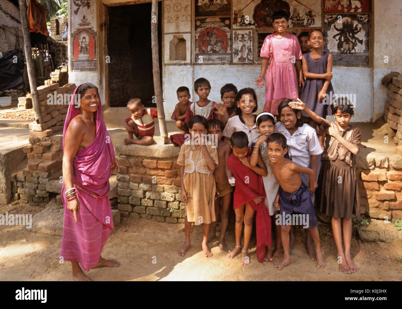 India Village Woman Smiling High Resolution Stock Photography and ...