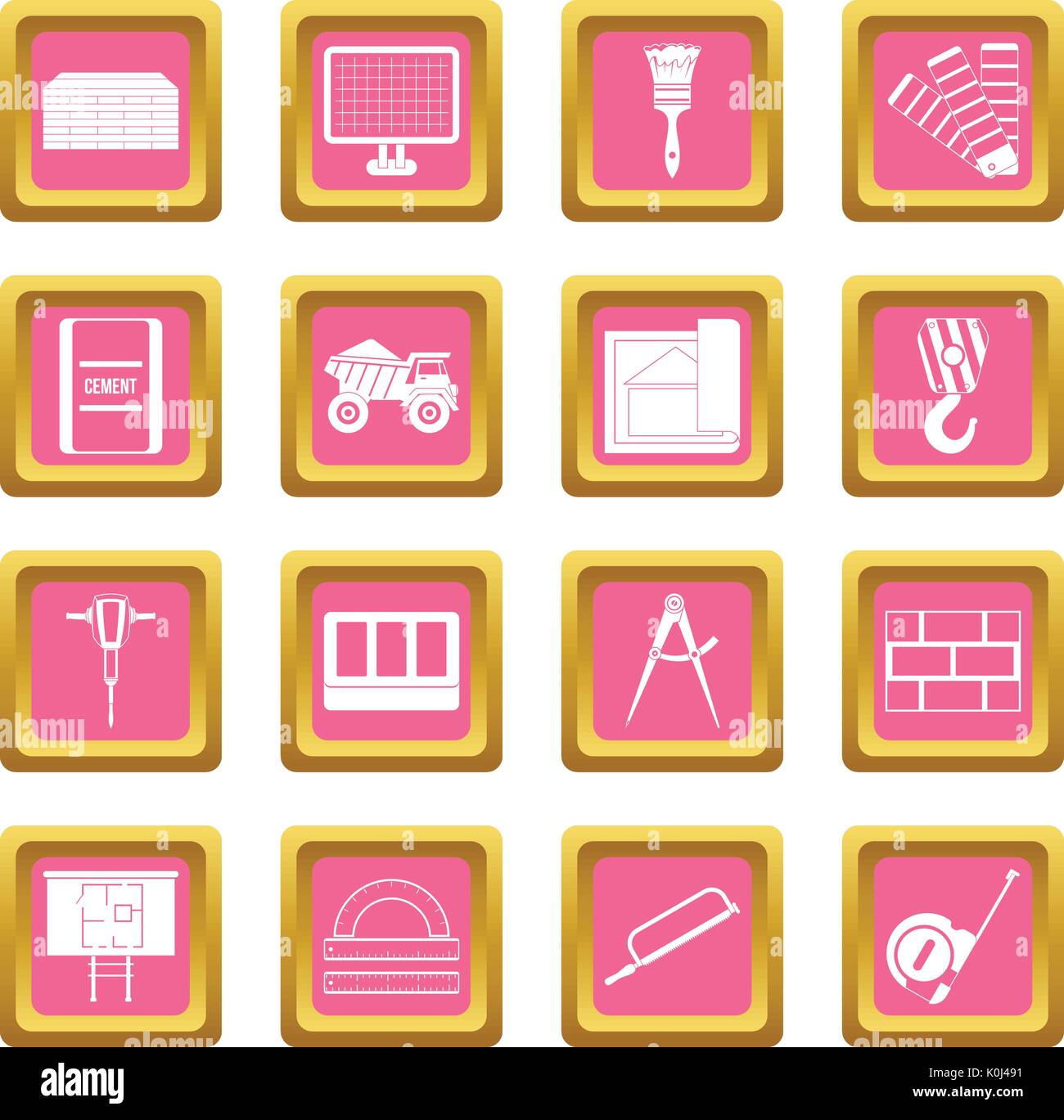 Pink cutter Stock Vector Images - Alamy