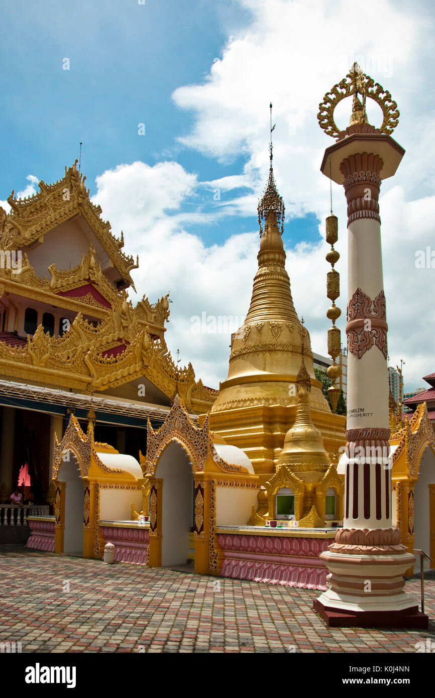 Wat Chayamangkalaram Thai Buddhist Temple, Penang Island - Wat ...