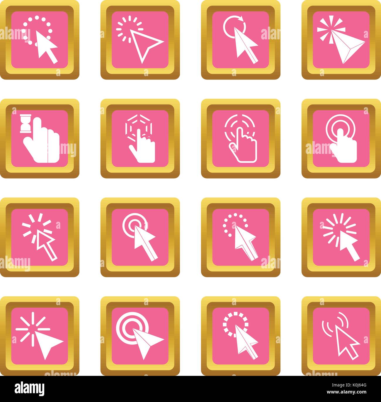 Cursor Mouse Arrow Icon Vector Stock Photos & Cursor Mouse Arrow Icon ...