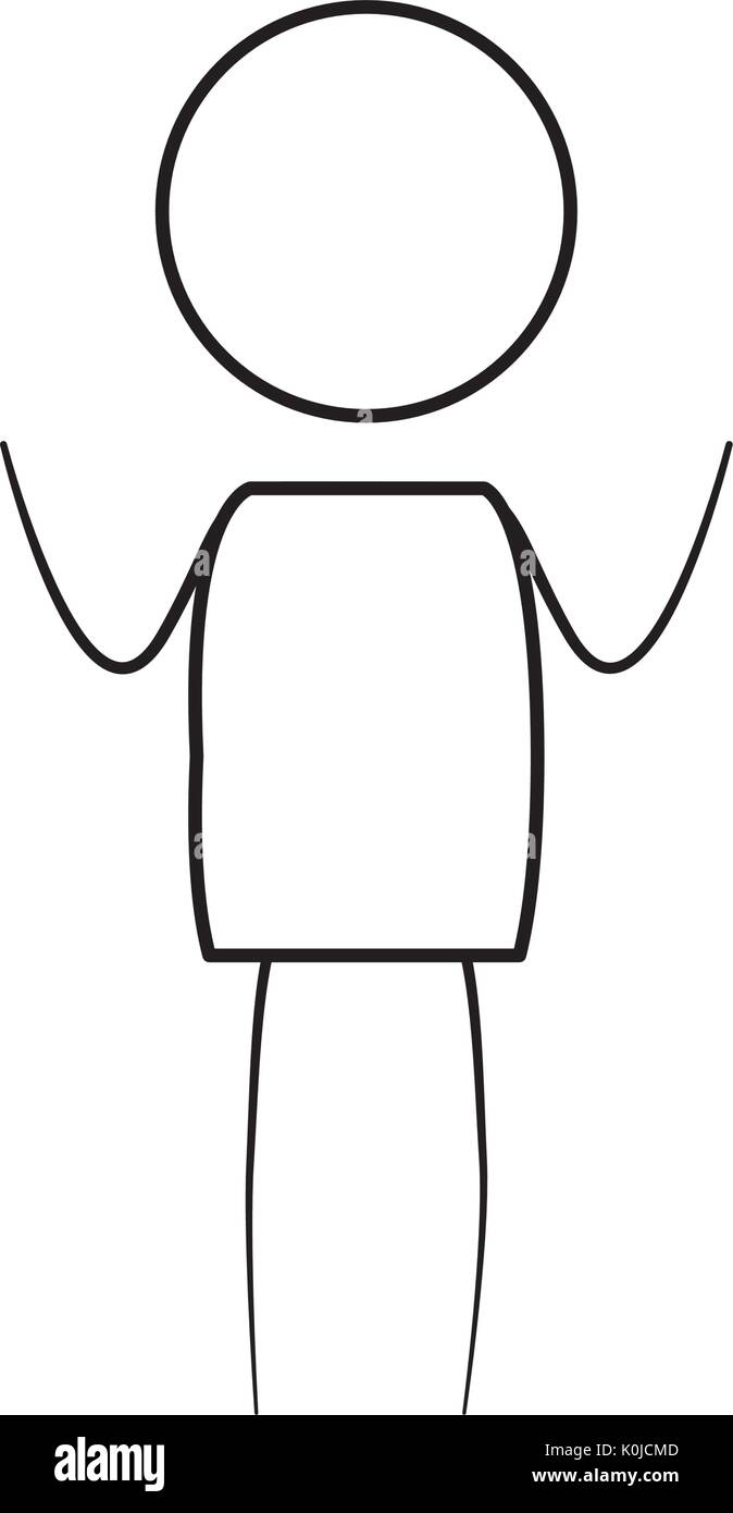 Guy Standing Up Drawing