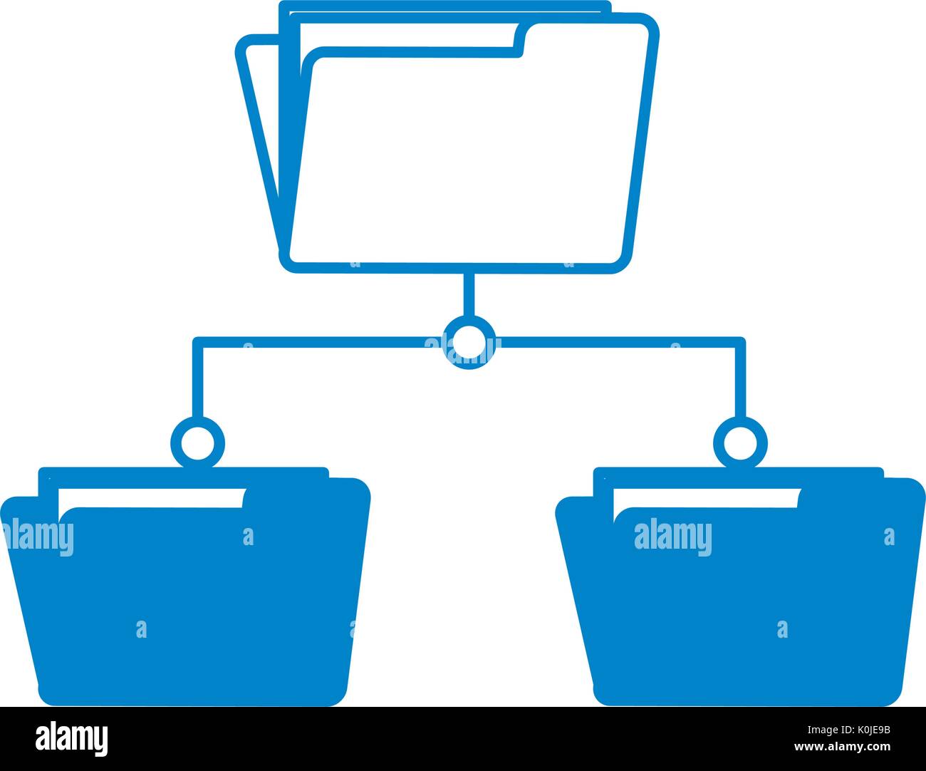 silhouette folder file data center server Stock Vector Image & Art - Alamy