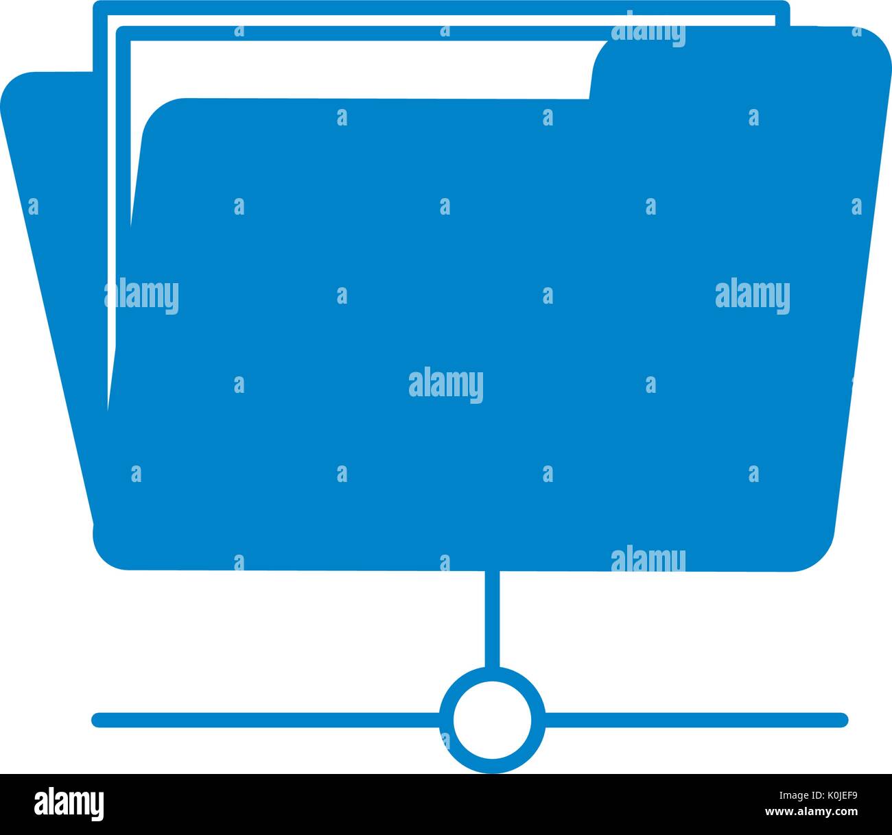 silhouette folder file data center server Stock Vector Image & Art - Alamy