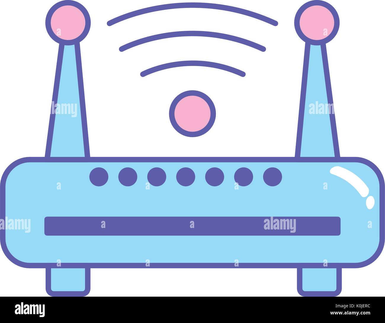 router wifi connection network technology Stock Vector Image & Art - Alamy