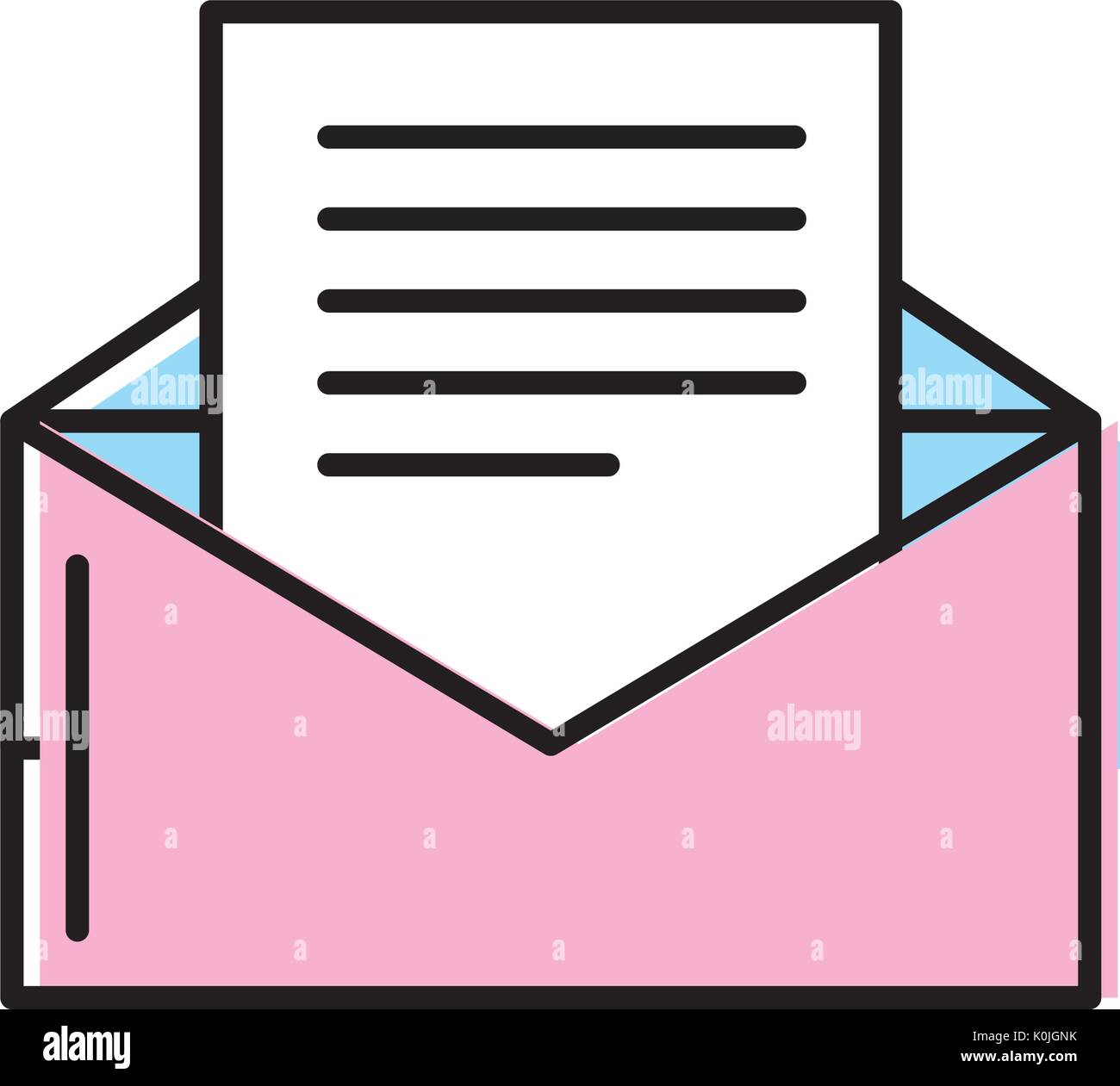 card letter with important message information Stock Vector Image & Art ...