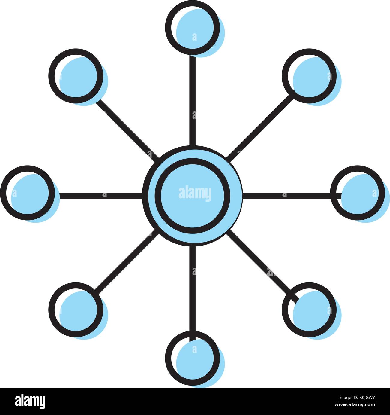 Telecommunication circuit Stock Vector Images - Alamy