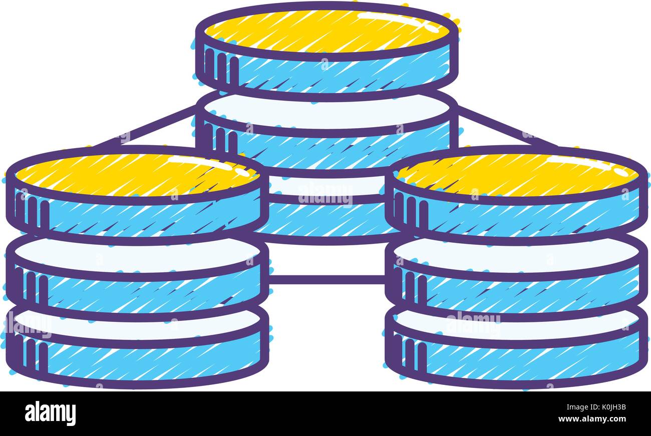 database technology system information service Stock Vector Image & Art ...