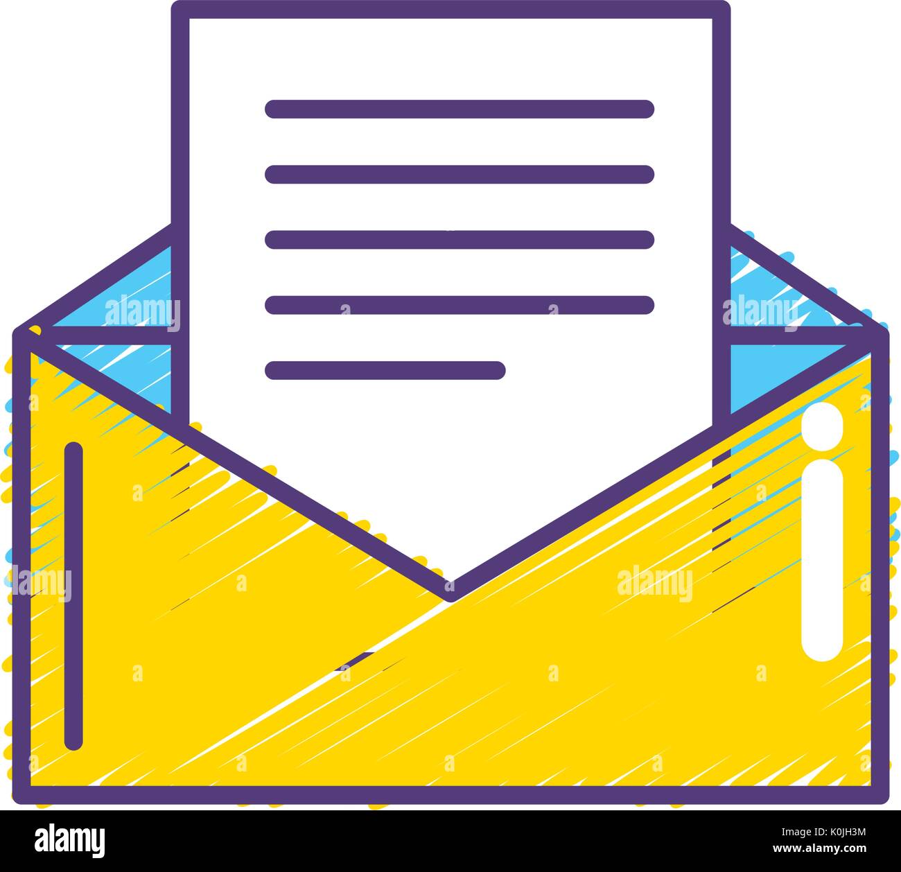 card letter with important message information Stock Vector Image & Art ...