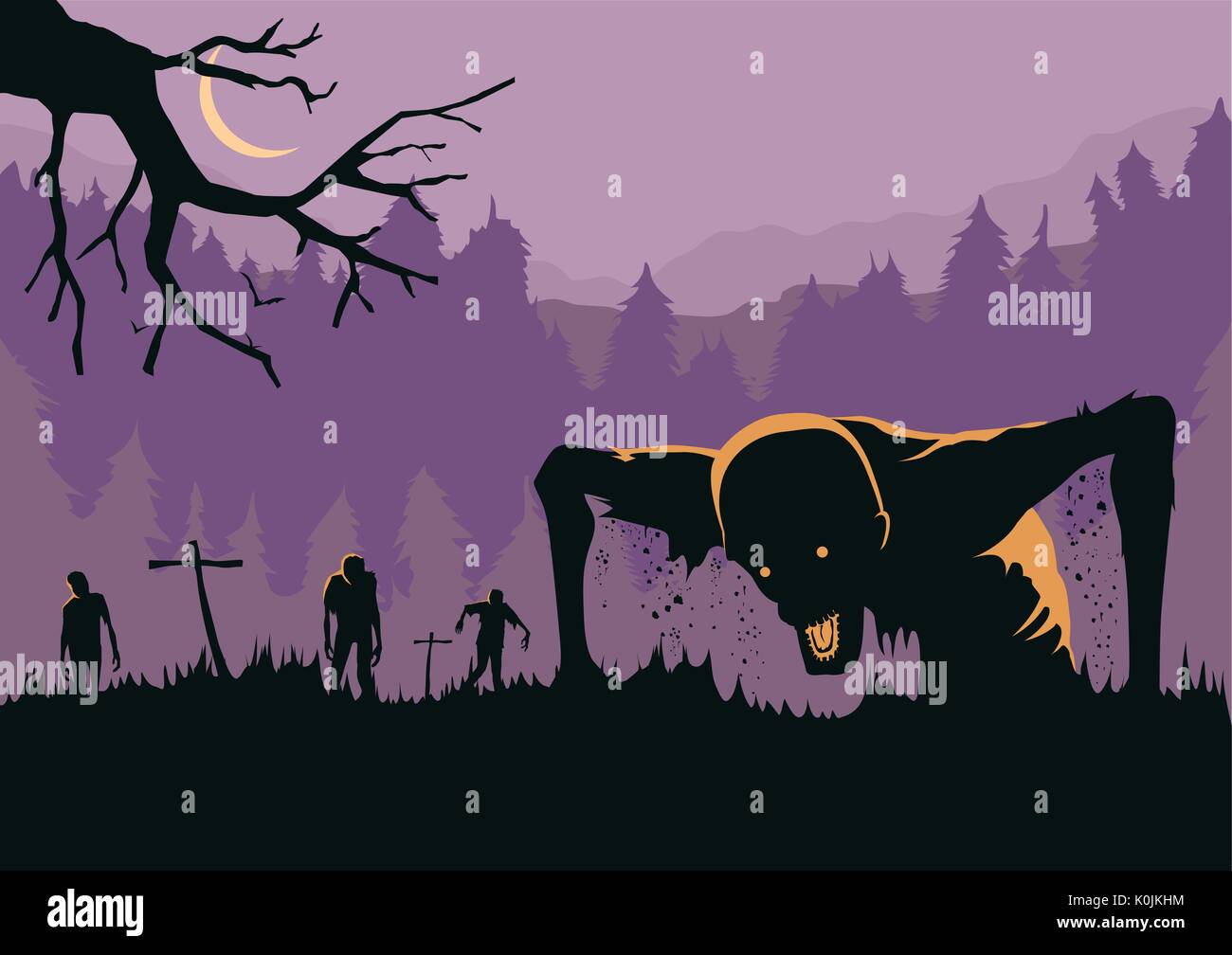 Horde of people Stock Vector Images - Alamy