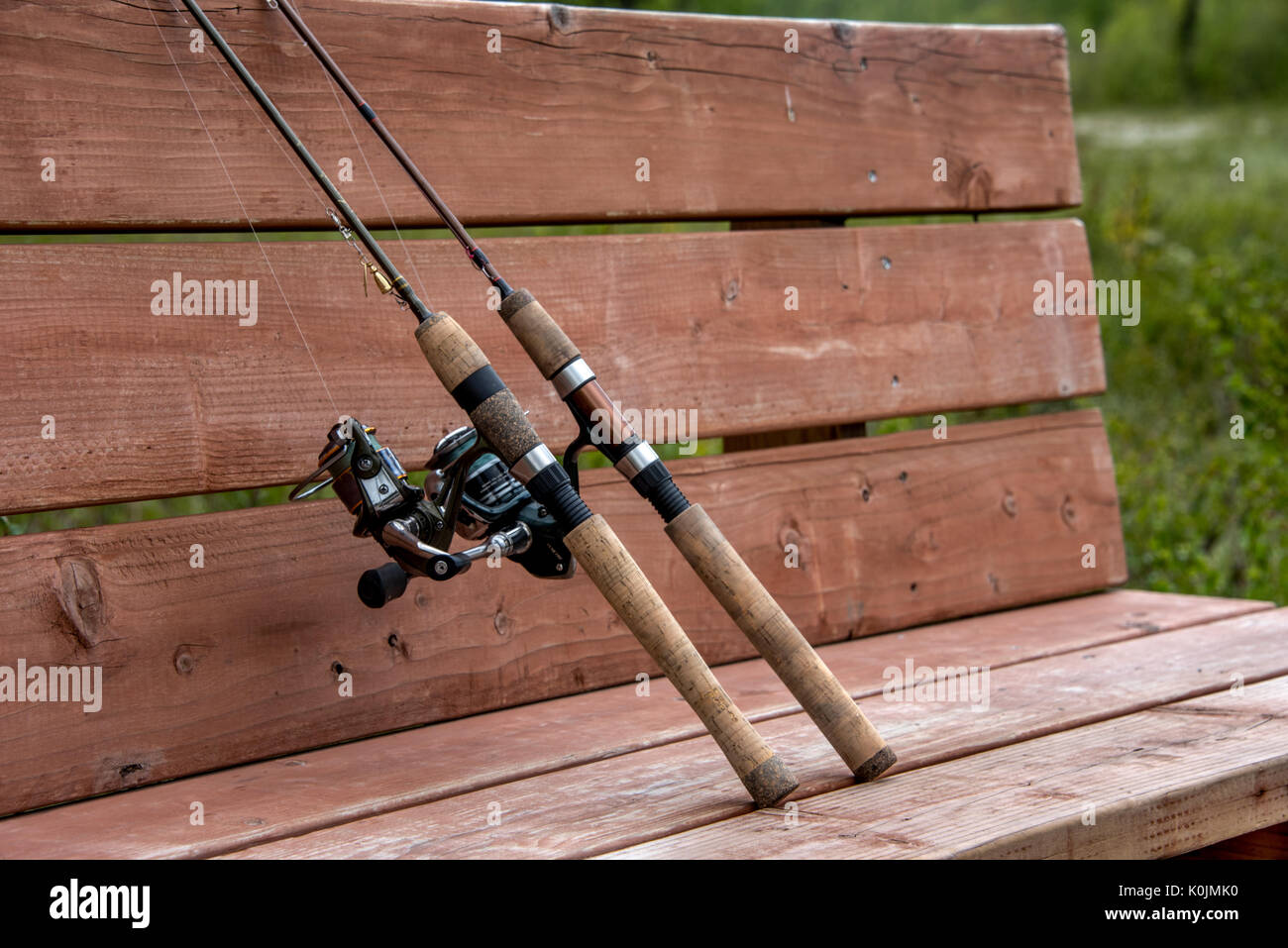 Two fishing poles hi-res stock photography and images - Alamy