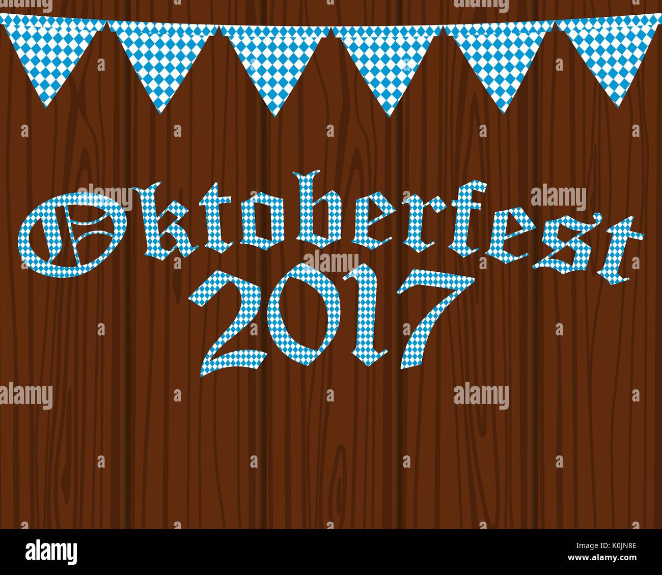 Bunting for oktoberfest bavarian flag pattern hi-res stock photography ...