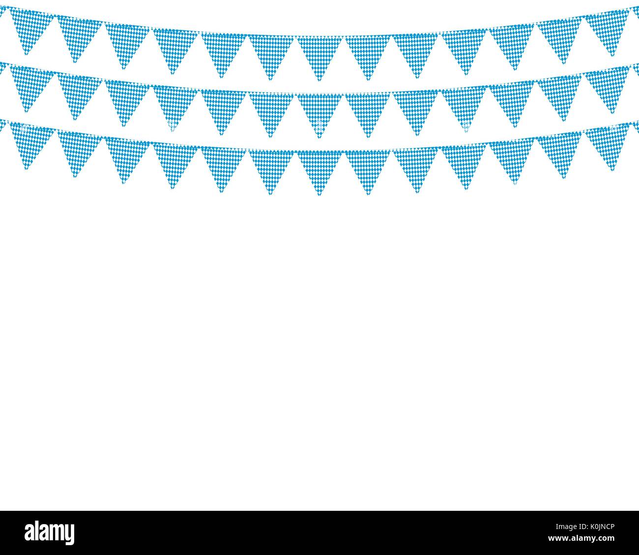 Garland with flags for the Oktoberfest holiday Stock Vector Image & Art ...