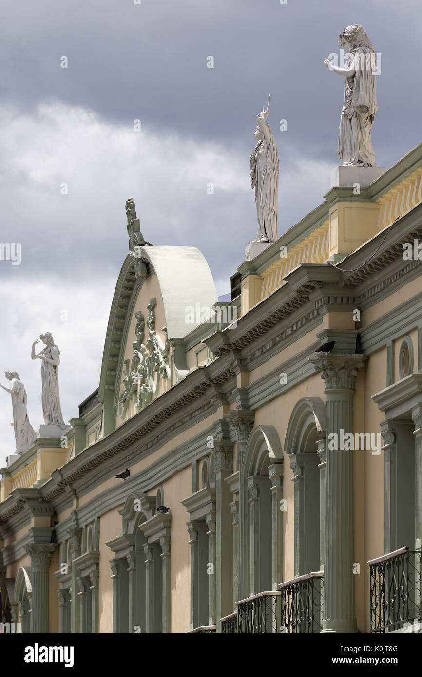 colonial architecture in the historical centre of Popayan Colombia ...