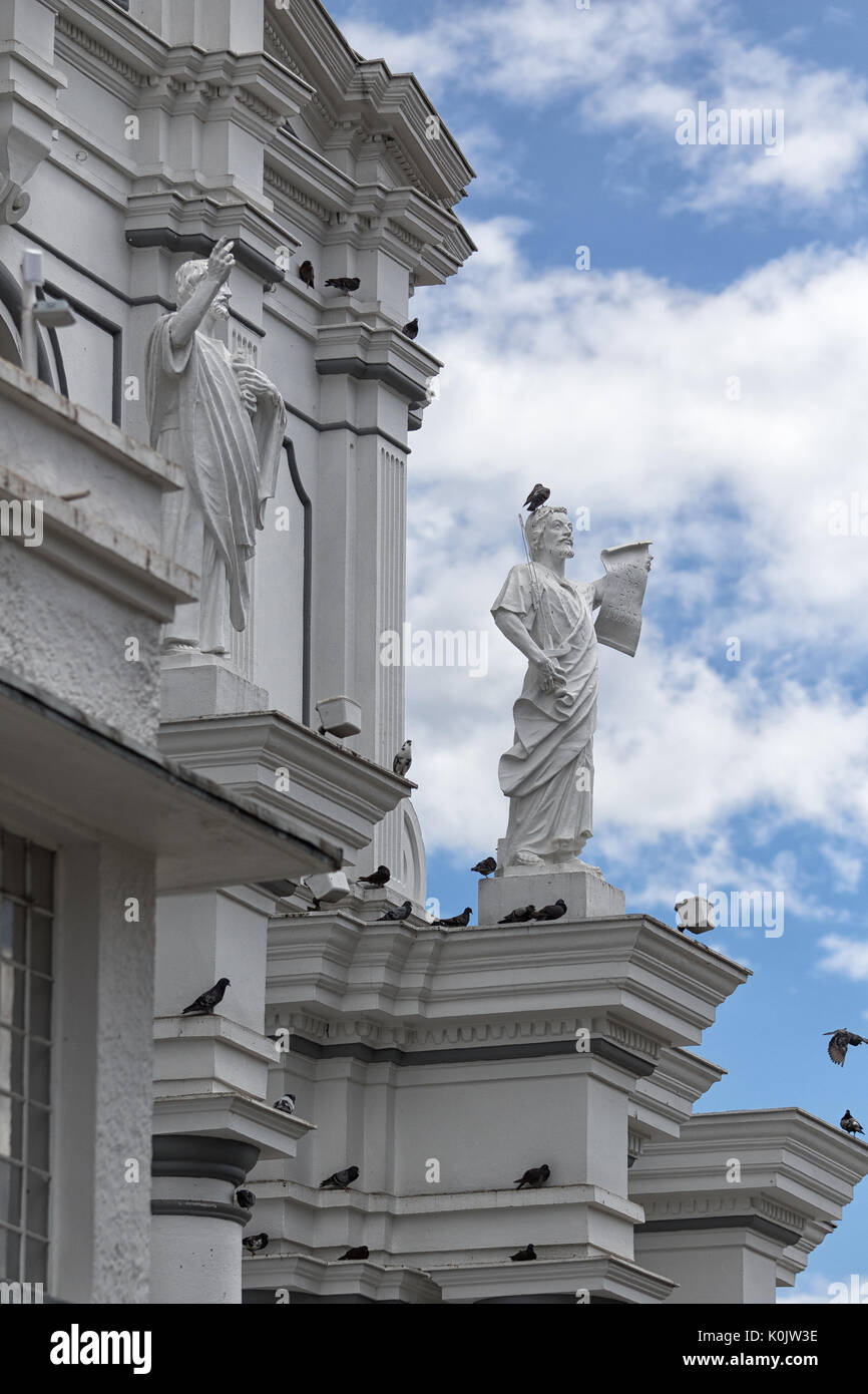 colonial architecture in the historical centre of Popayan Colombia ...
