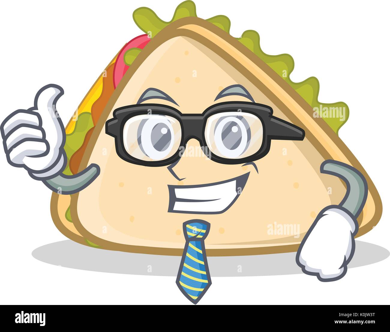 Child funny face sandwich Stock Vector Images - Alamy