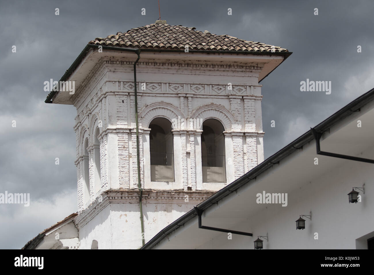 colonial architecture in the historical centre of Popayan Colombia ...