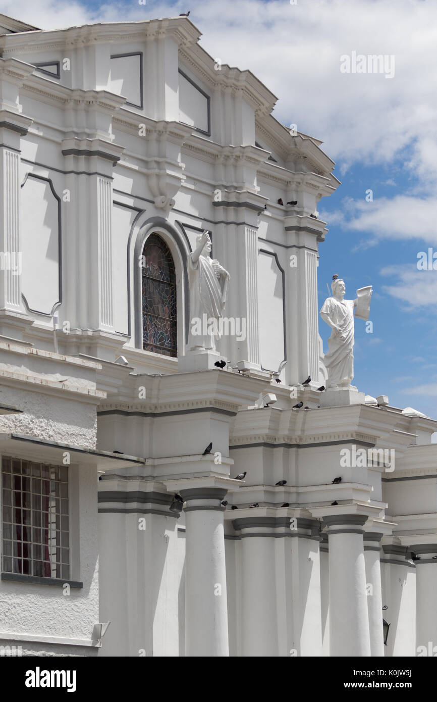 colonial architecture in the historical centre of Popayan Colombia ...