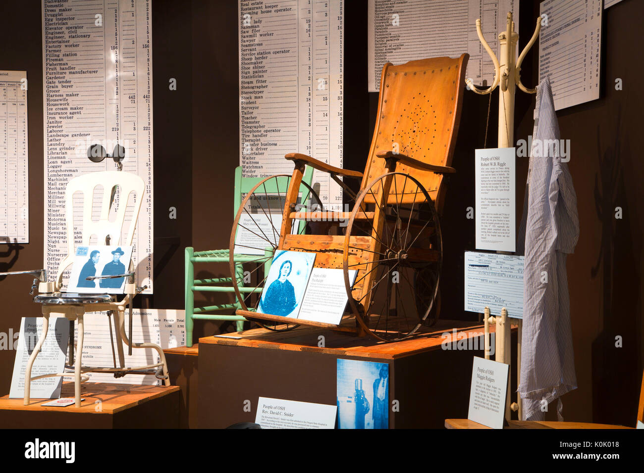 Wheelchair, The Oregon State Hospital Museum of Mental Health, Salem ...
