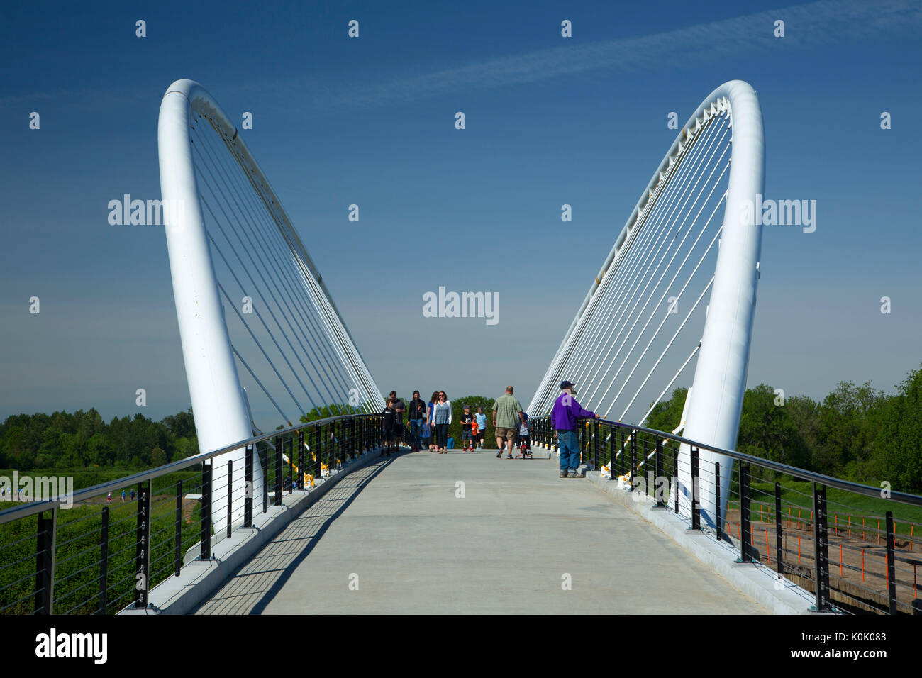 Peter Courtney Minto Island Bridge, Riverfront Park, Salem, Oregon ...