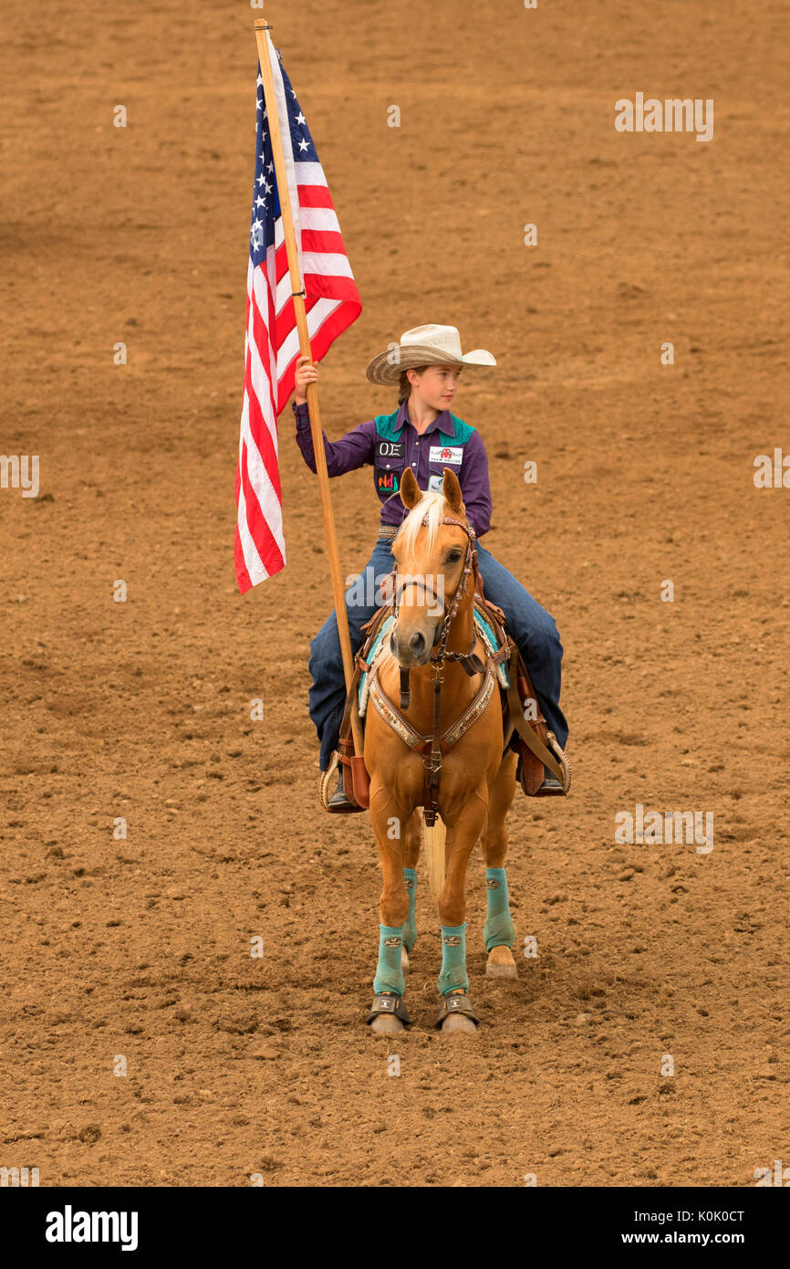 Grand entry flag hi-res stock photography and images - Alamy