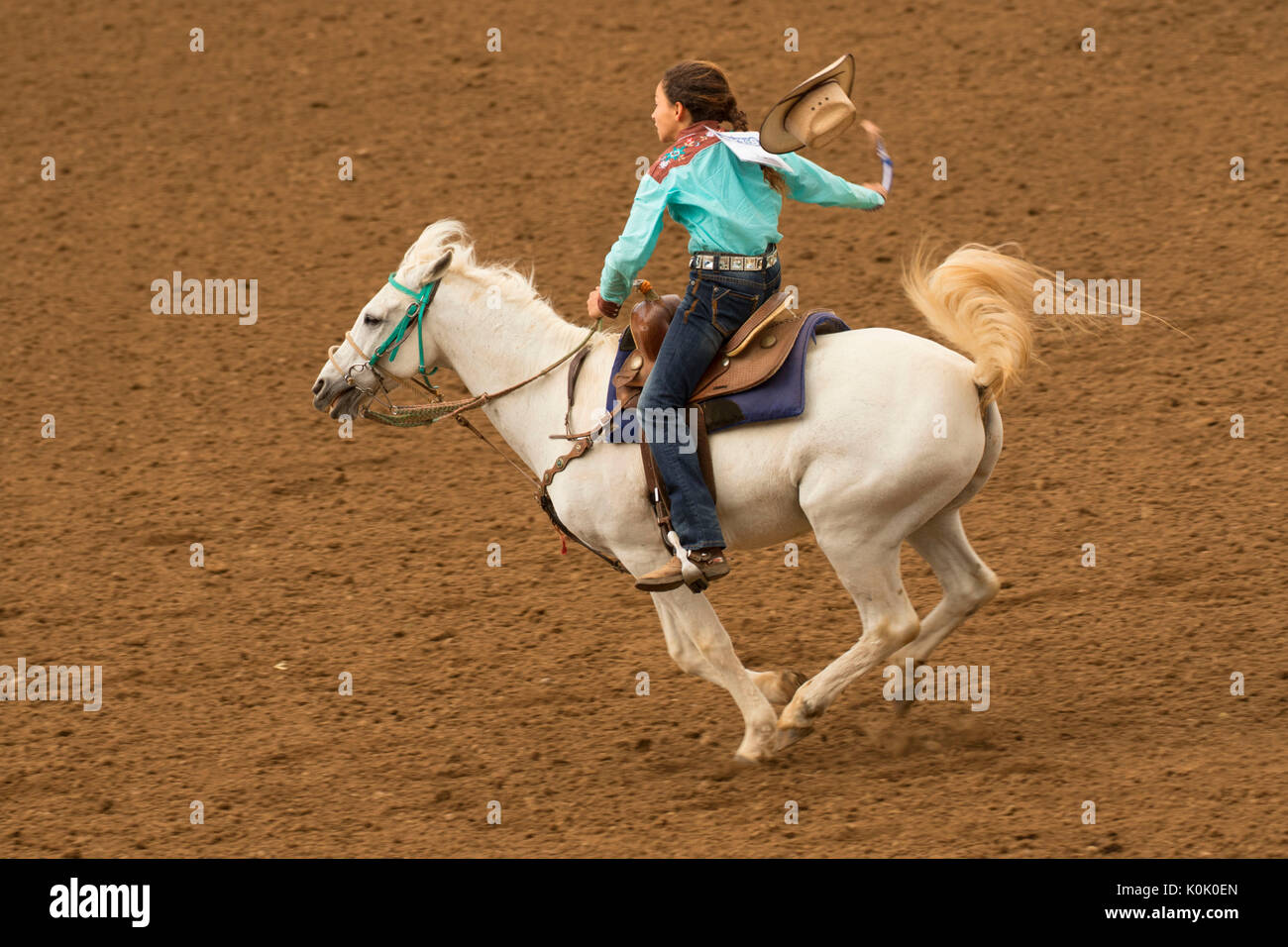 Youth barrel racing hi-res stock photography and images - Alamy