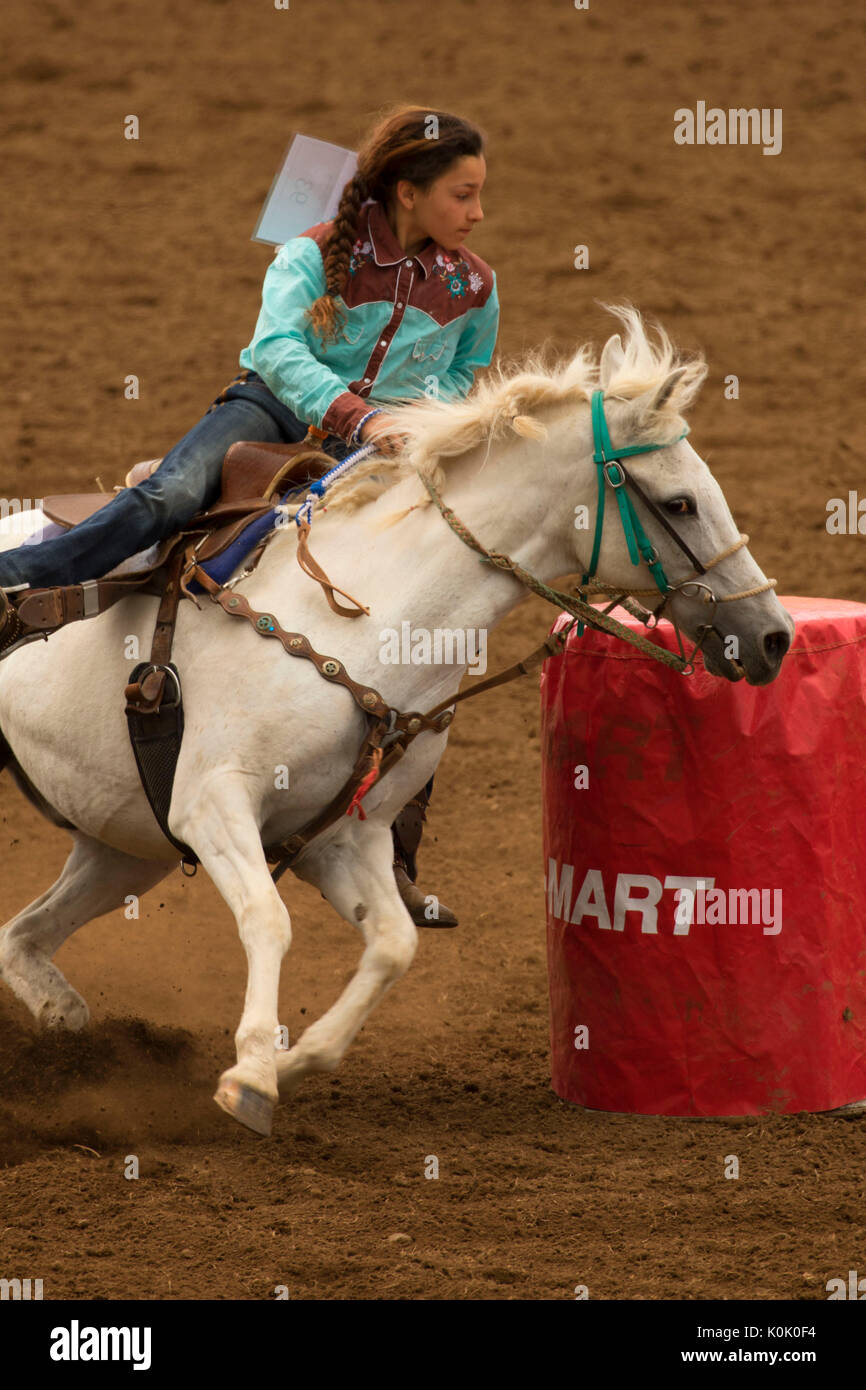 Youth barrel racing hi-res stock photography and images - Alamy