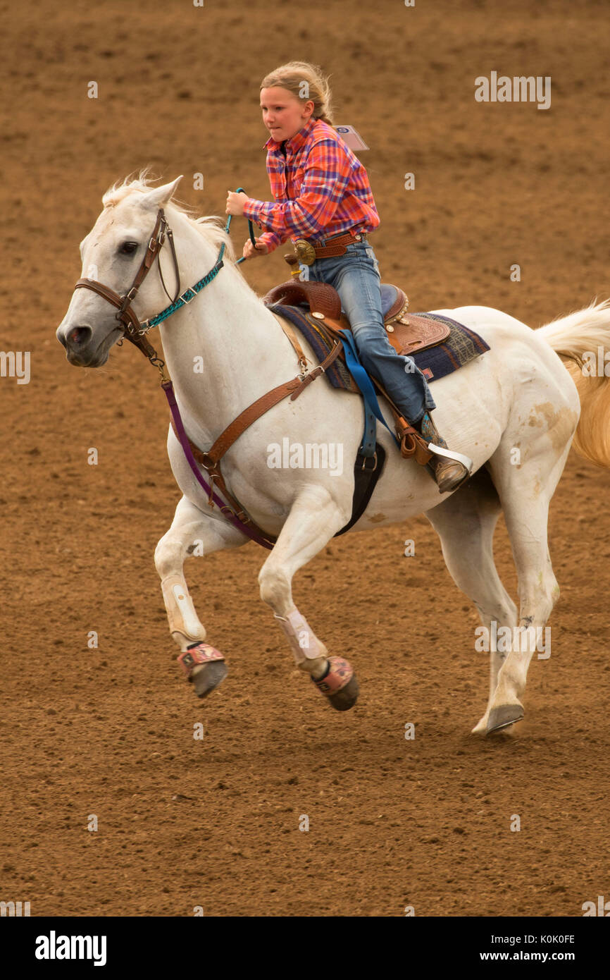 Youth barrel racing hi-res stock photography and images - Alamy