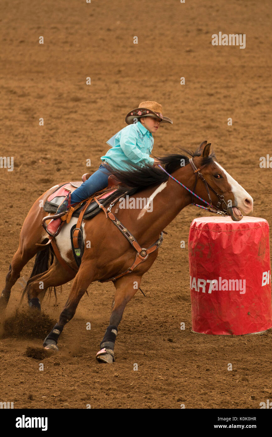 Youth barrel racing hi-res stock photography and images - Alamy
