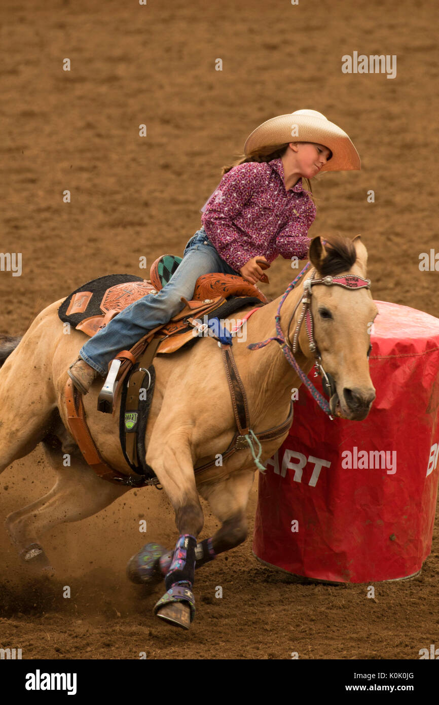 Youth barrel racing hi-res stock photography and images - Alamy