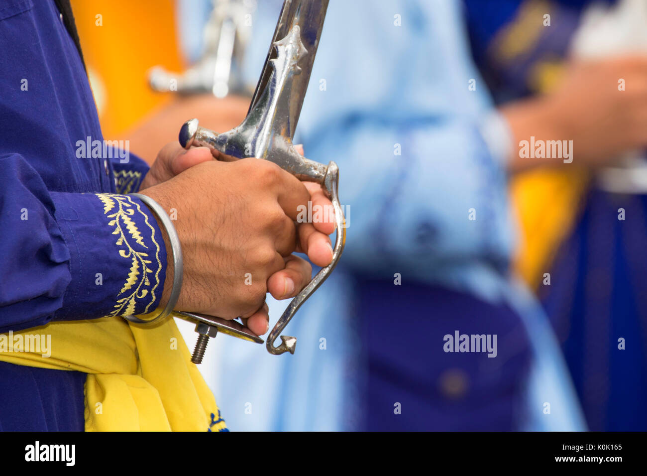 Kirpan sword, Sikh Day Parade, Salem, Oregon Stock Photo - Alamy