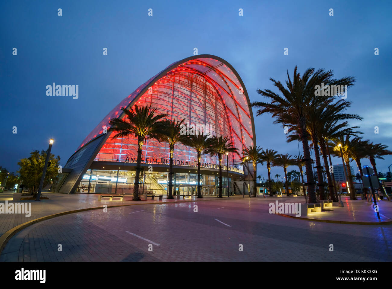 Anaheim Regional Intermodal Transit Center High Resolution Stock ...