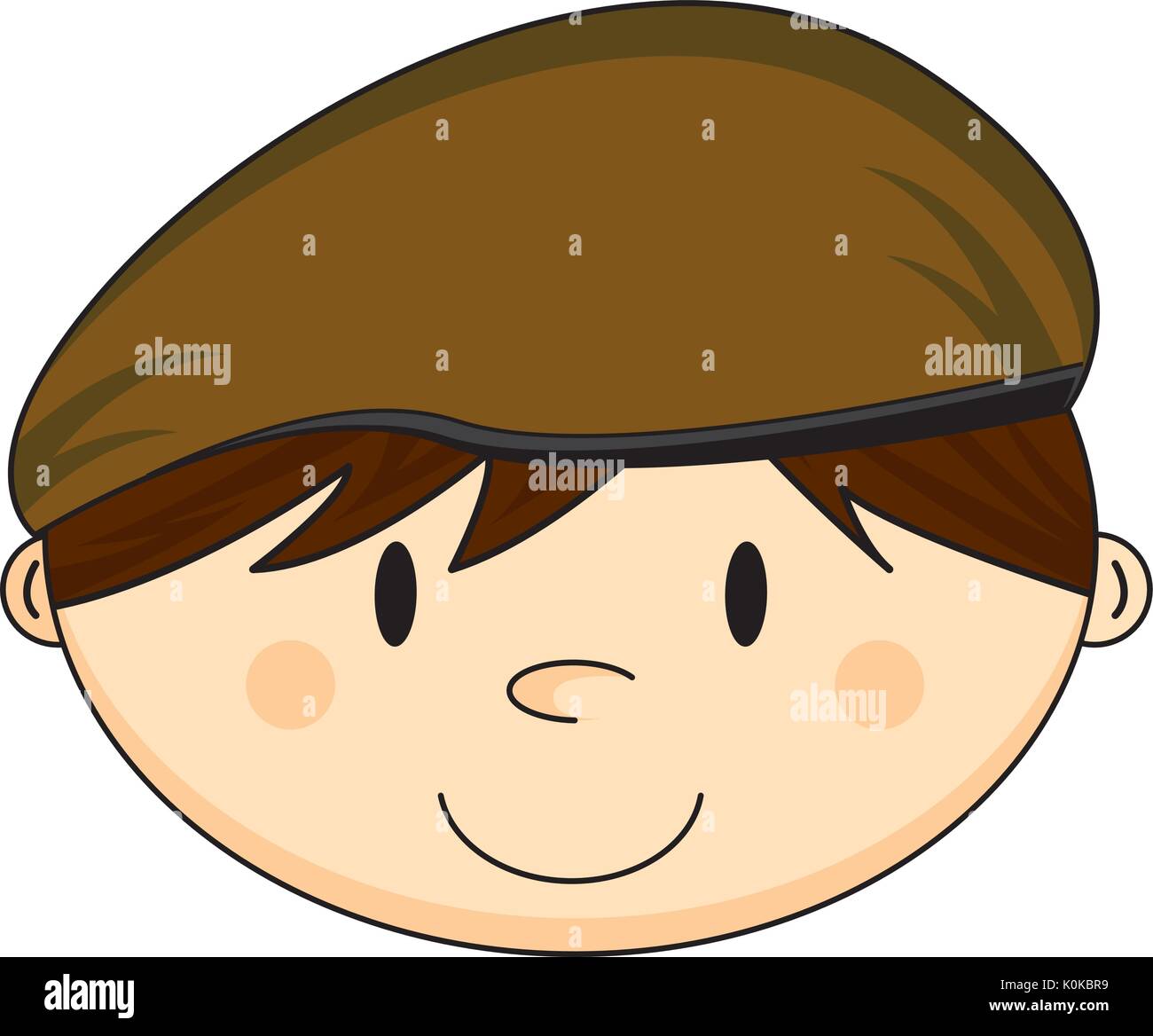 Cartoon Military Army Soldier Head Vector Illustration Stock Vector ...