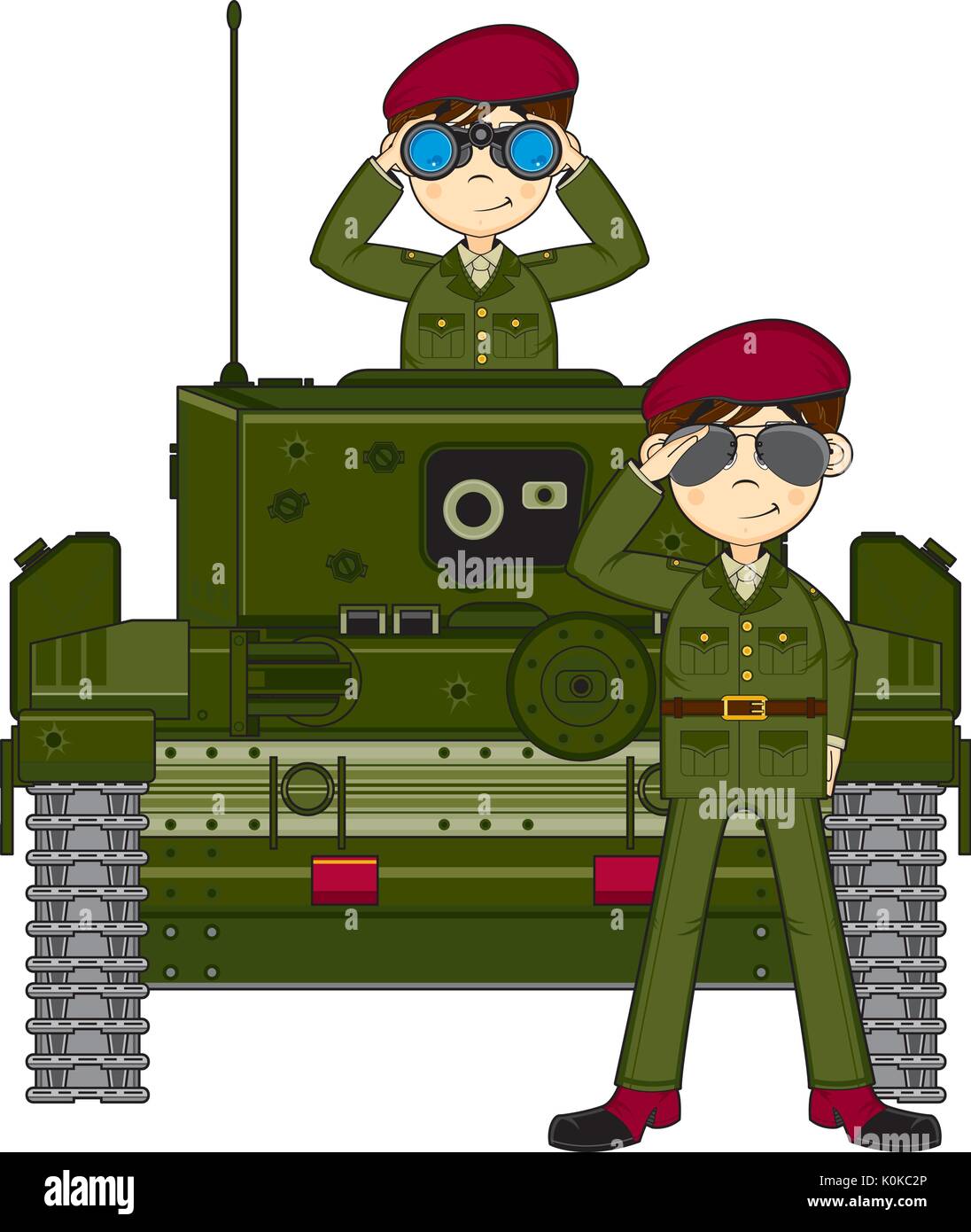 Military Tank Cartoon