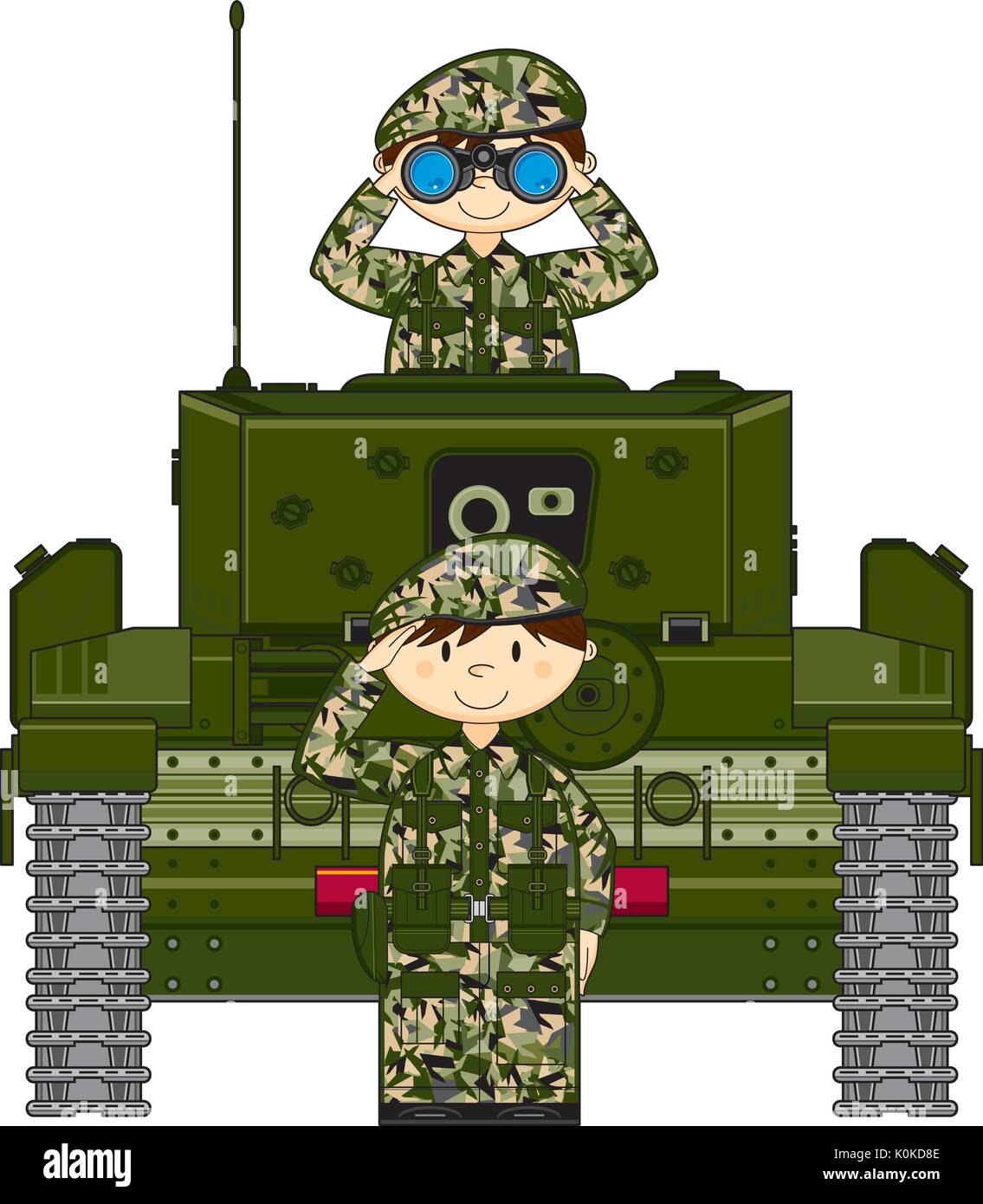 Cartoon Army Tank High Resolution Stock Photography and Images - Alamy