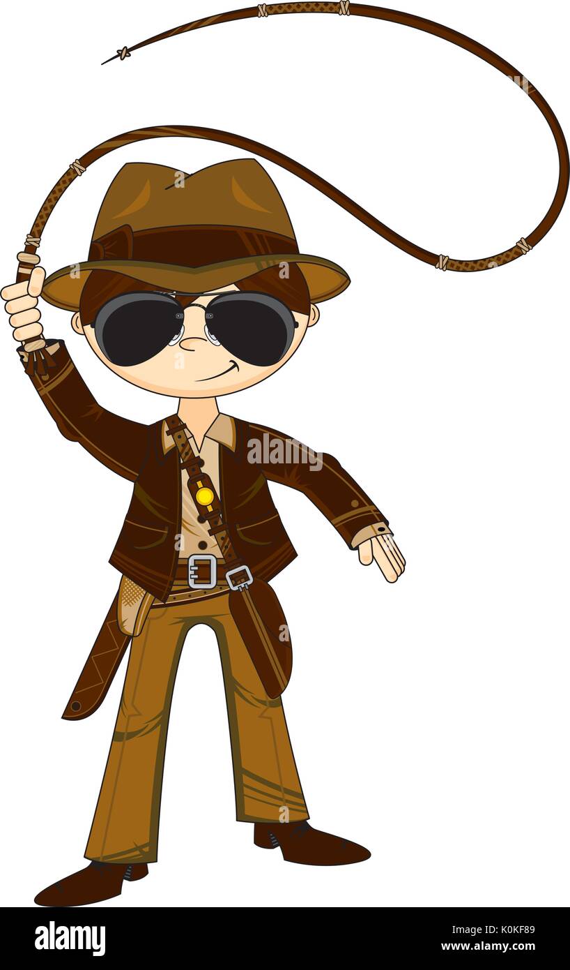 Image Of Cartoon Person With Whip