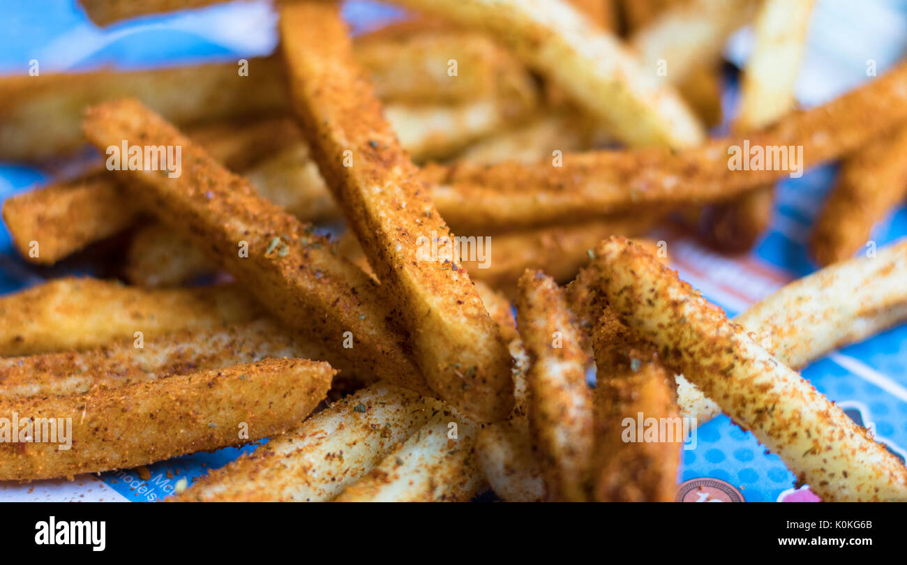 Close up french fries fried hi-res stock photography and images - Alamy