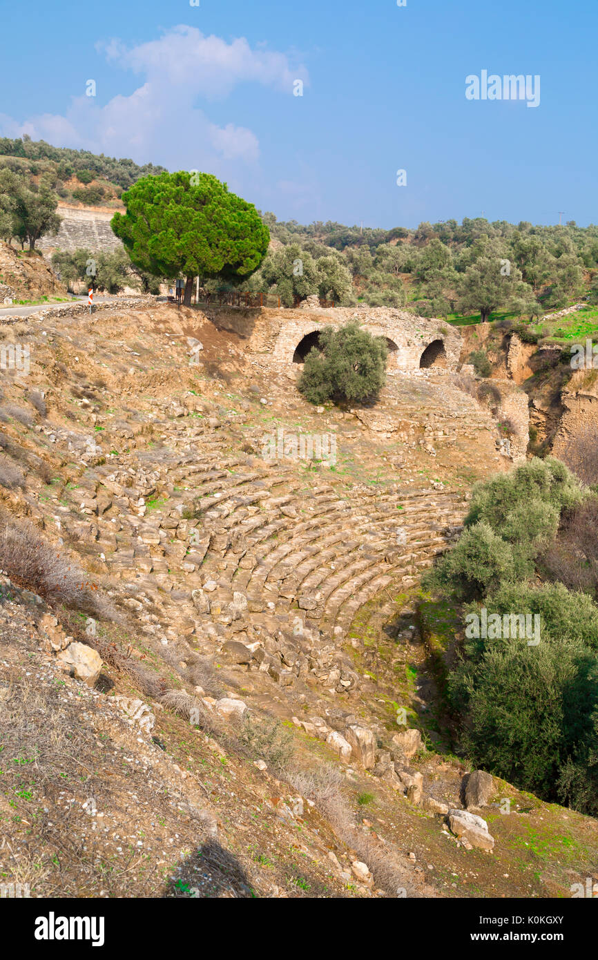 Historical heritage, Nysa ancient city in Aydin, Turkey Stock Photo - Alamy