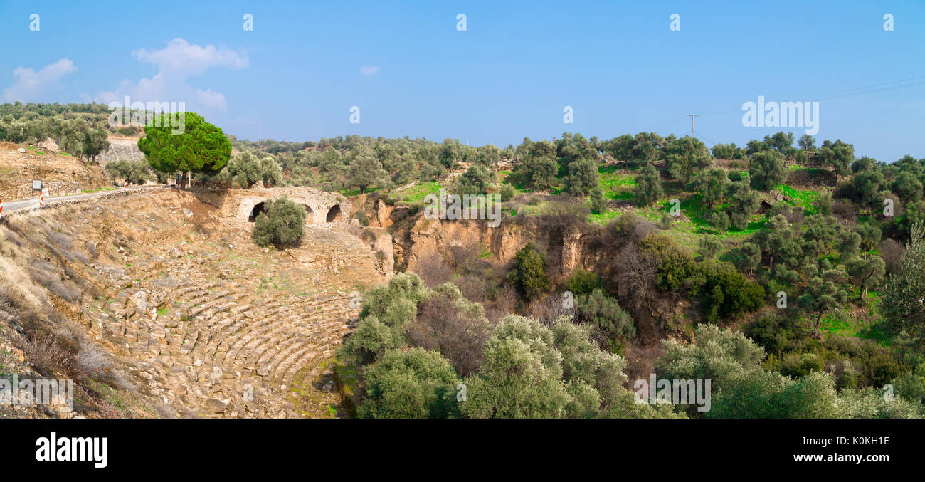 Historical heritage, Nysa ancient city in Aydin, Turkey Stock Photo - Alamy