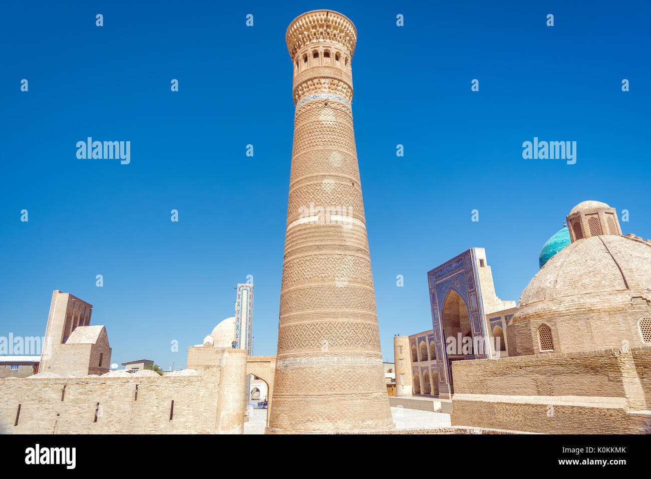 Kalyan minaret and Kalyan mosque, Bukhara, Uzbekistan Stock Photo - Alamy