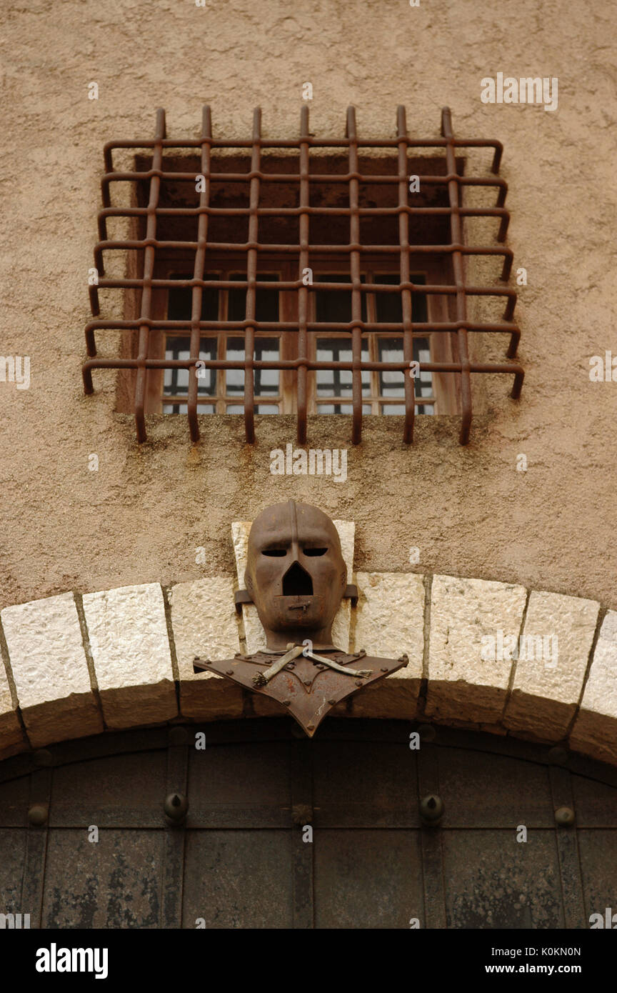 CANNES FRANCE - IRON MASK IN LE SUQUET - LE MASQUE DE FER ENIGME ...