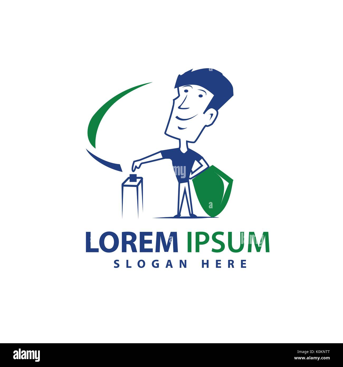 Cartoon man male stand design hi-res stock photography and images - Alamy