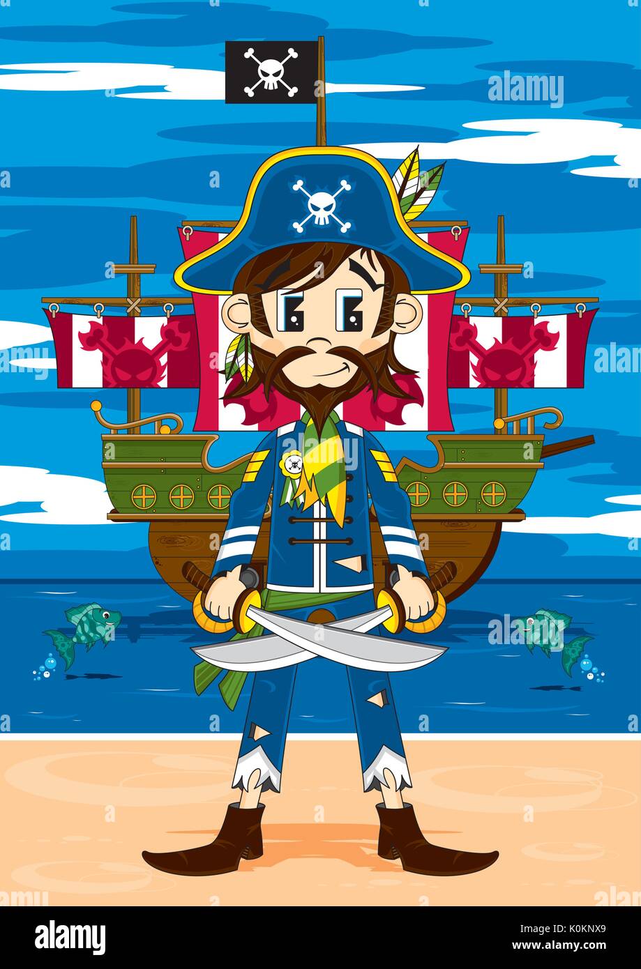 Cartoon Pirate Stock Photos & Cartoon Pirate Stock Images - Alamy