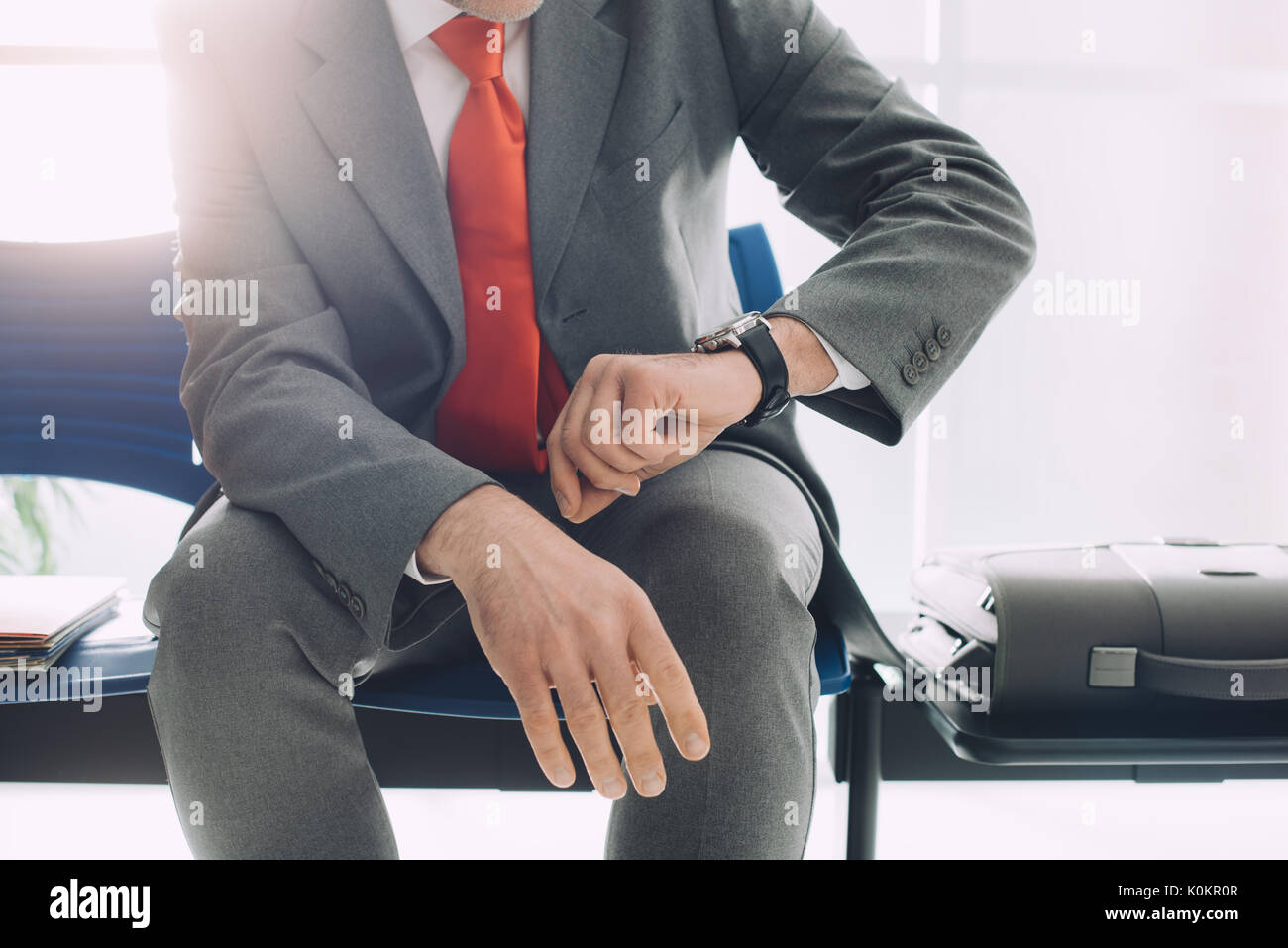 Manager waiting meeting in office hi-res stock photography and images ...