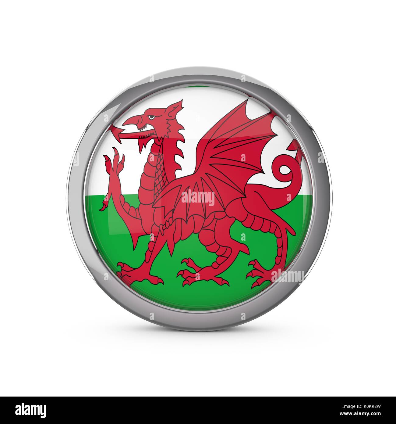 Welsh national emblem Cut Out Stock Images & Pictures - Alamy