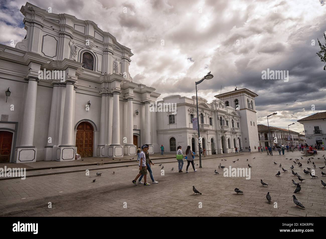 historic centre of Popayan Colombia Stock Photo - Alamy