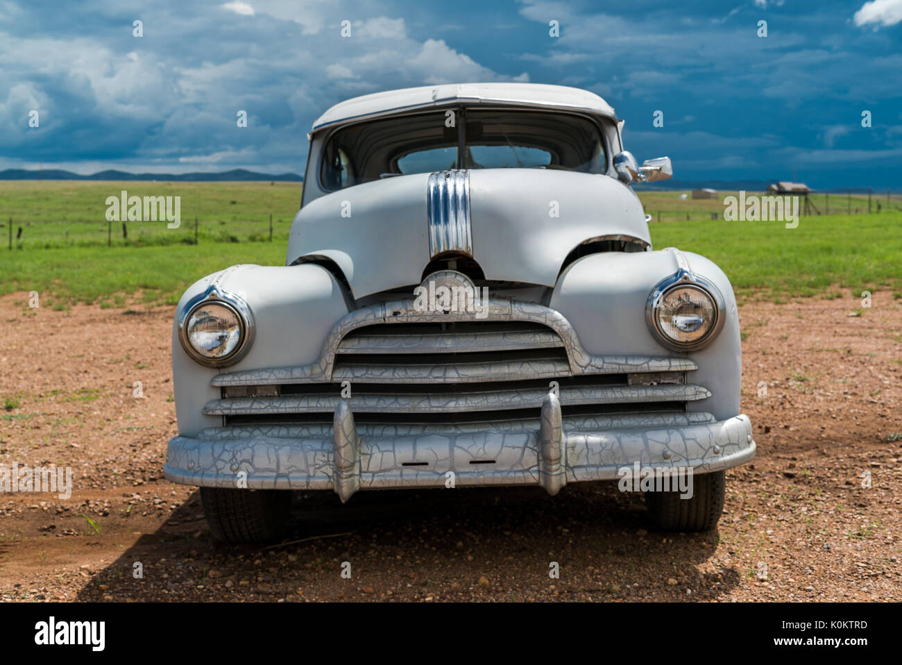 Car on the farm hi-res stock photography and images - Alamy