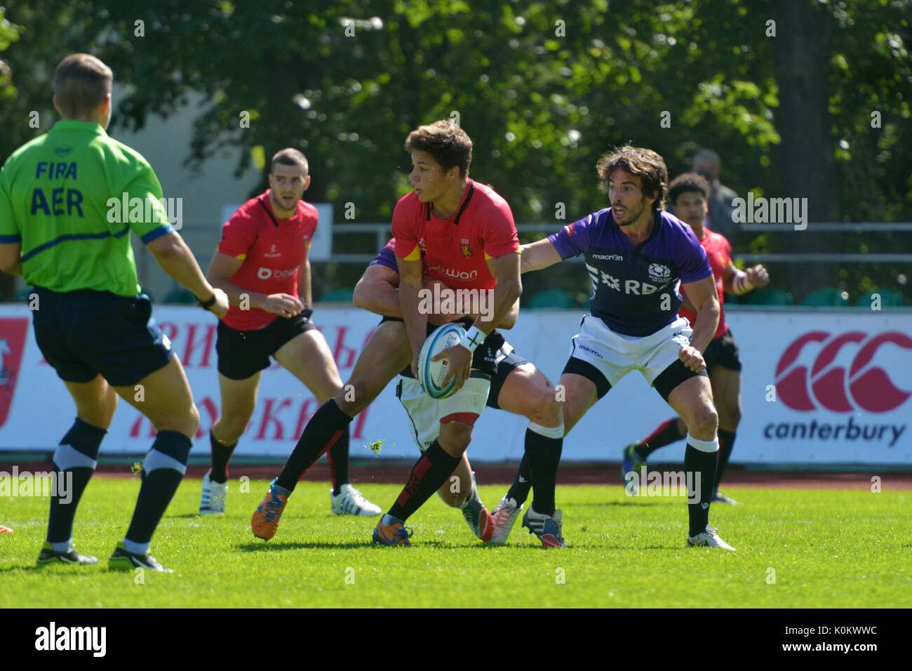 Moscow, Russia - June 29, 2014: Quarter final match between Scotland ...